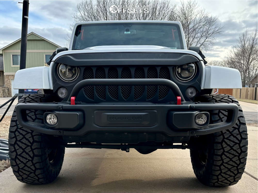 2016 Jeep Wrangler with 17x8 -12 Vision Soft 8 and 35/12.5R17 Nitto ...