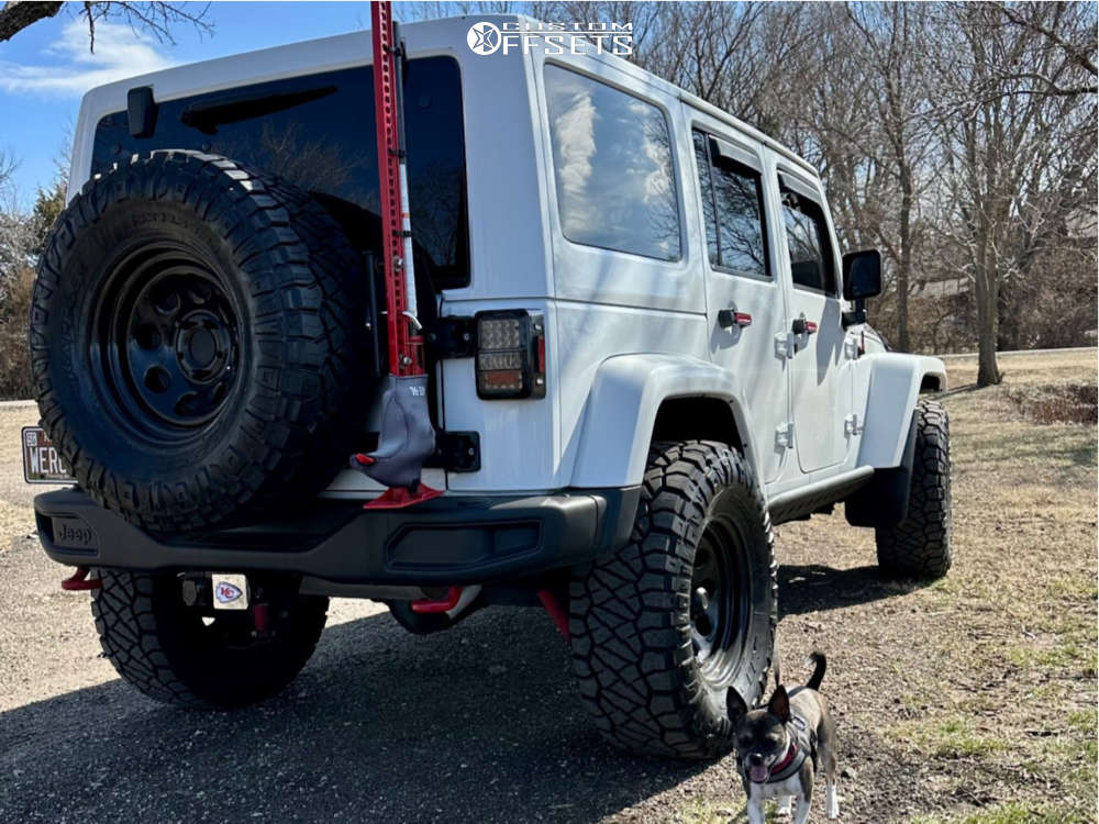 2016 Jeep Wrangler with 17x8 -12 Vision Soft 8 and 35/12.5R17 Nitto ...