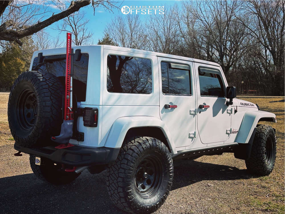 2016 Jeep Wrangler with 17x8 -12 Vision Soft 8 and 35/12.5R17 Nitto ...
