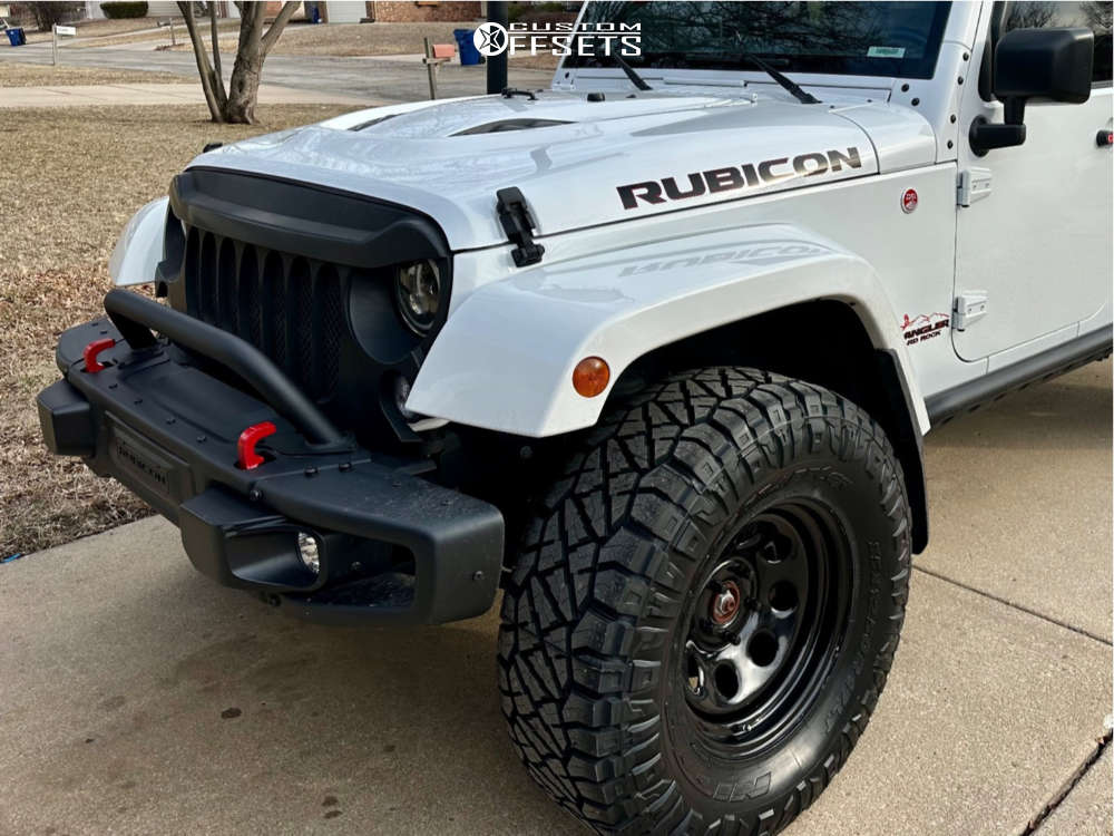 2016 Jeep Wrangler with 17x8 -12 Vision Soft 8 and 35/12.5R17 Nitto ...