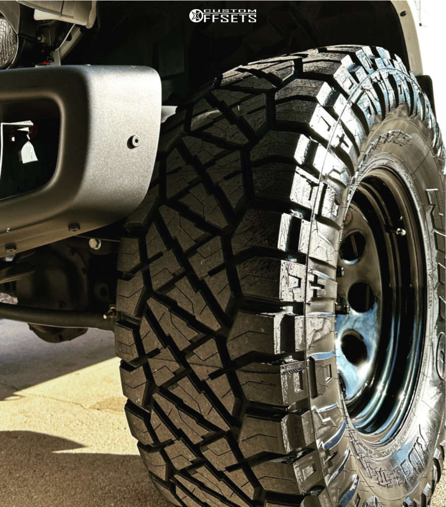 2016 Jeep Wrangler with 17x8 -12 Vision Soft 8 and 35/12.5R17 Nitto ...