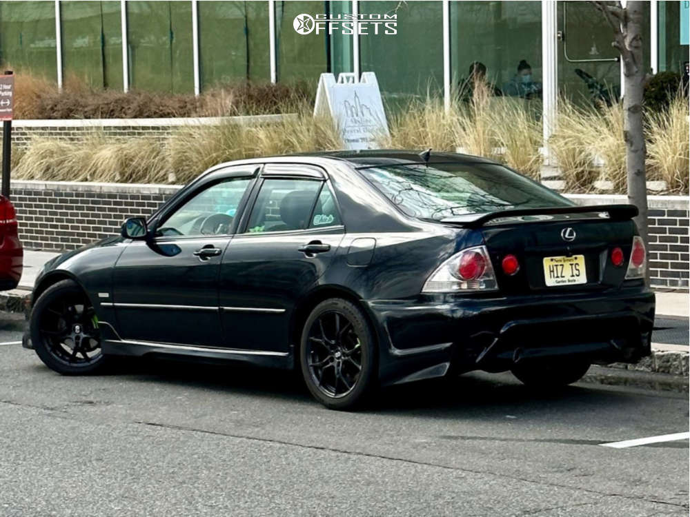 2004 Lexus IS300 with 17x7.5 38 Enkei Vulcan and 225/45R17 General G ...