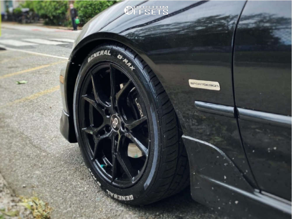 2004 Lexus IS300 with 17x7.5 38 Enkei Vulcan and 225/45R17 General G ...