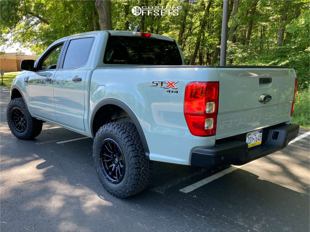 2022 Ford Ranger with 18x9 1 Fuel Rebel 6 and 285/65R18 BFGoodrich All ...