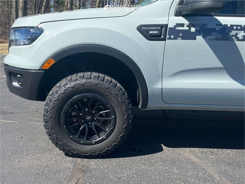 2022 Ford Ranger with 18x9 1 Fuel Rebel 6 and 285/65R18 BFGoodrich All ...