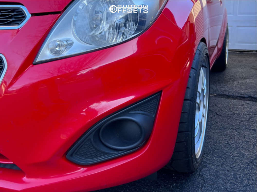 2014 Chevrolet Spark with 17x7 35 Enkei Rpf1 and 215/40R17 Falken ...
