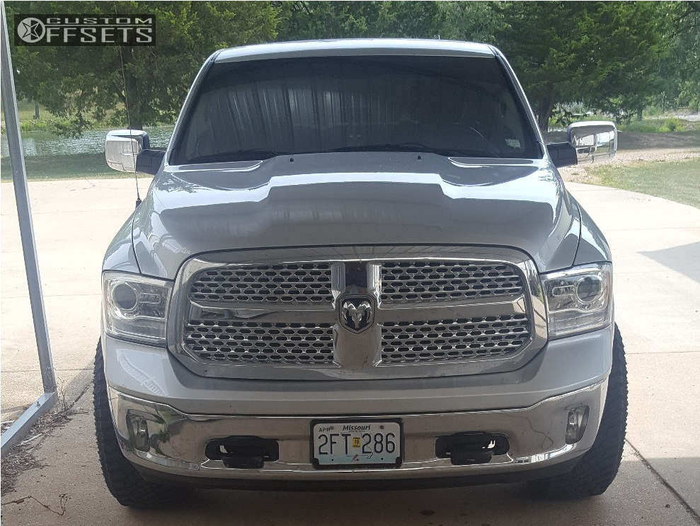 2013 Ram 1500 with 20x12 -44 Scorpion SC10 and 33/12.5R20 Atturo Trail Blade XT and Leveling Kit ...