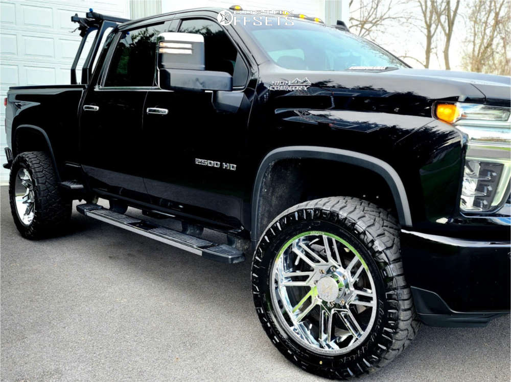 2020 Chevrolet Silverado 2500 HD with 22x10 -25 ARKON OFF-ROAD Davinci ...