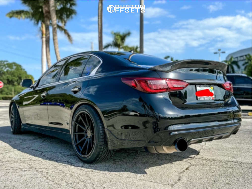 2019 INFINITI Q50 with 19x9.5 20 Ferrada Fr4 and 255/35R19 Ohtsu Fp8000 ...