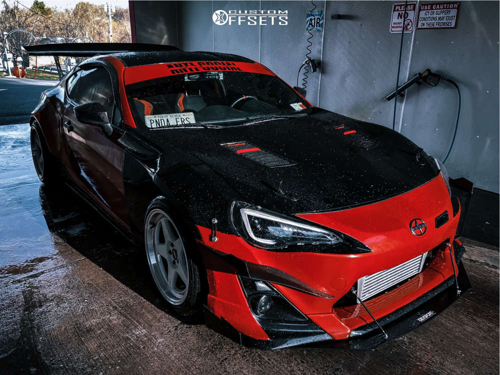 2013 Scion FR-S with 18x9.5 22 ESR Cr5 and 235/40R18 Arroyo Grand Sport ...