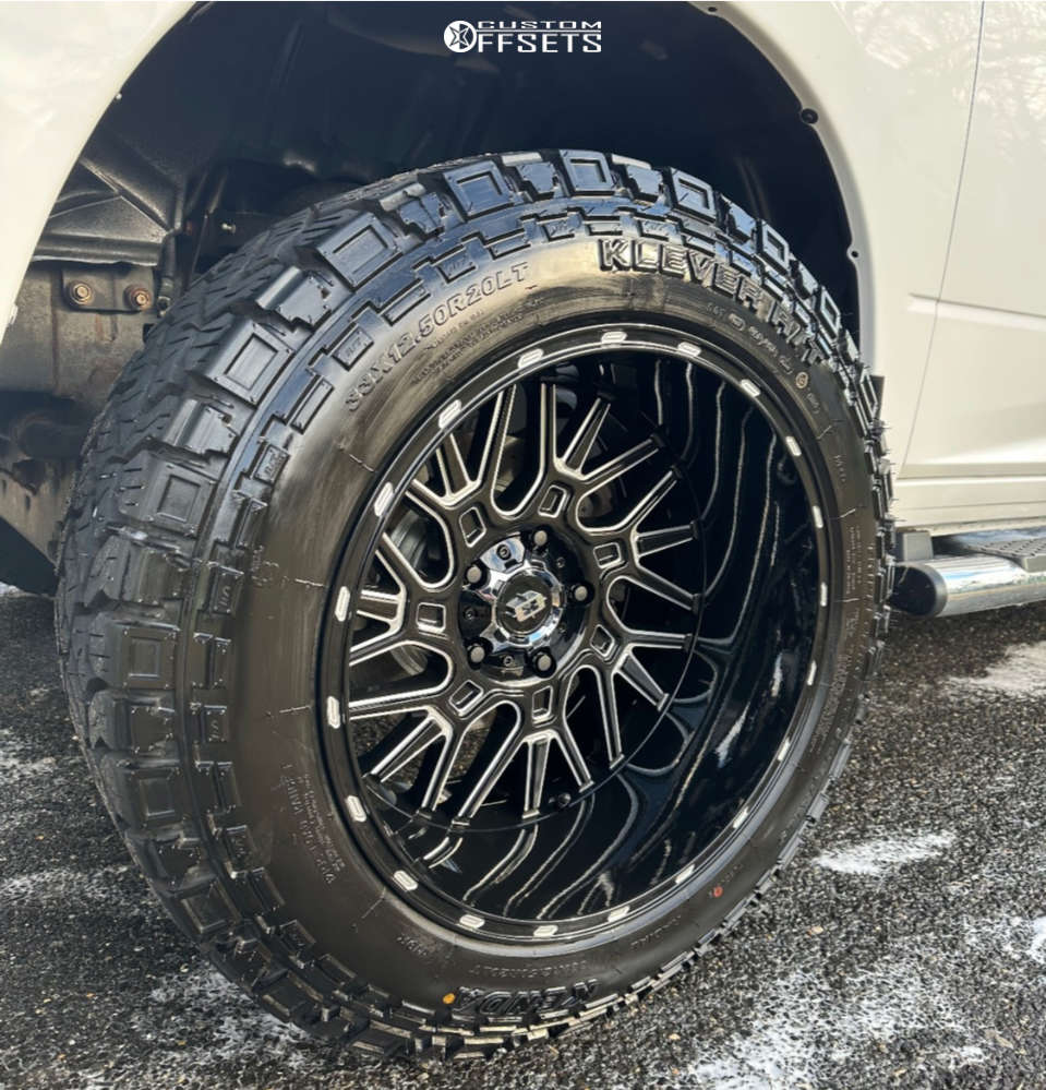 2018 Ram 1500 with 20x12 -51 Vision Brawl and 33/12.5R20 Kenda Klever R ...