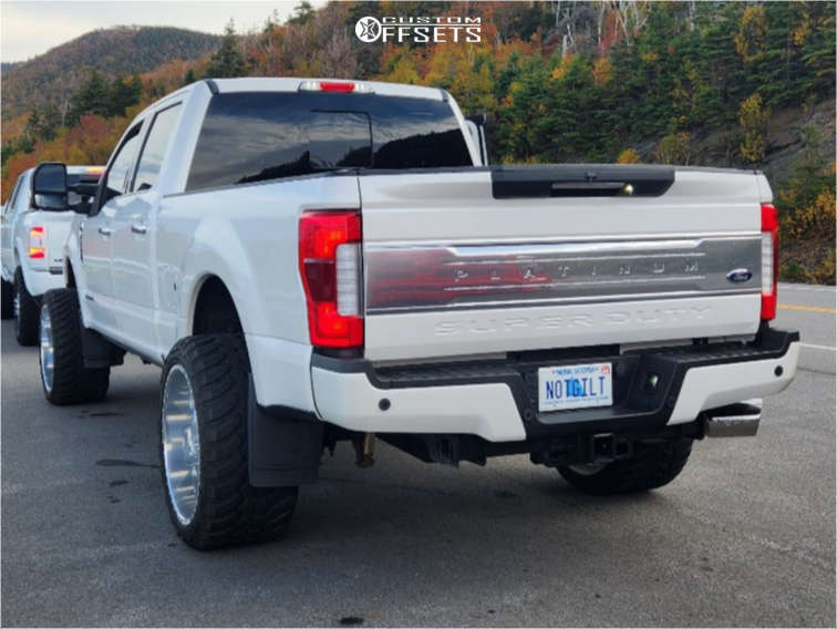 2017 Ford F-350 Super Duty with 24x14 -73 American Force Flex Ss and 35 ...