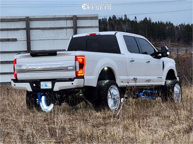 2017 Ford F-350 Super Duty with 24x14 -73 American Force Flex Ss and 35 ...