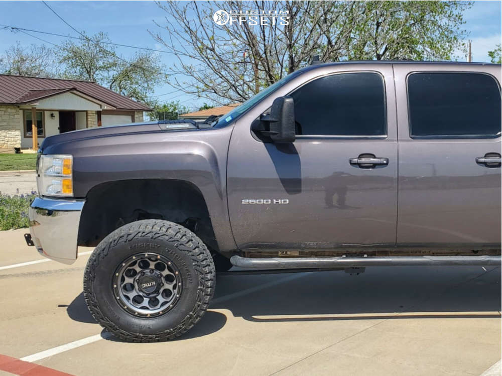 2010 Chevrolet Silverado 2500 HD with 17x8.5 0 KMC KM541 and 315/70R17 ...