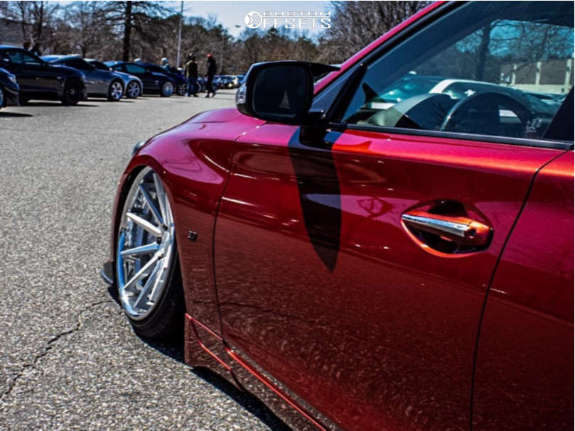 2015 INFINITI Q50 with 20x10.5 25 Ferrada Fr4 and 245/35R20 Vercelli ...