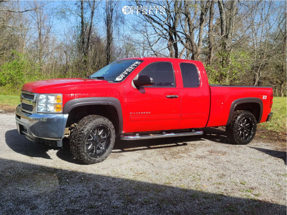 2013 Chevrolet Silverado 1500 with 20x9 0 HD Offroad 8-point and 33/11 ...