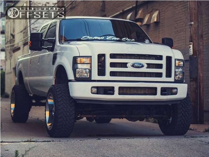 2008 Ford F-250 with 22x12 -44 Cali Offroad Busted and 35/12.5R22 ...