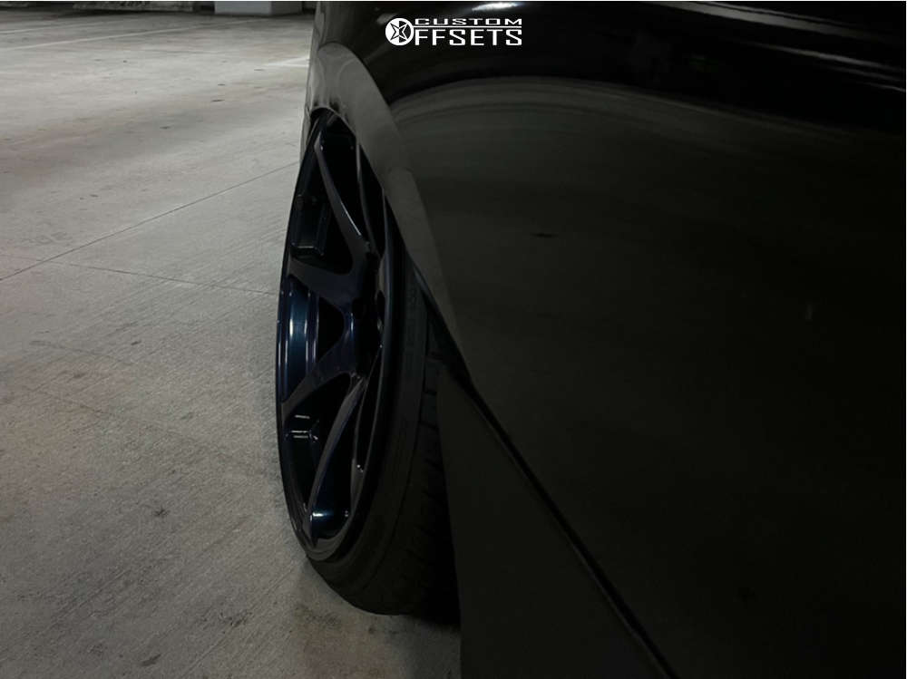 2010 Honda Civic with 18x9.5 15 Motegi Mr154 and 215/35R18 Vercelli ...