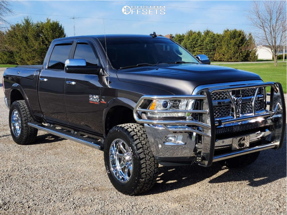 2017 Ram 2500 with 20x10 -19 Hostile Alpha and 35/12.5R20 Mastercraft ...