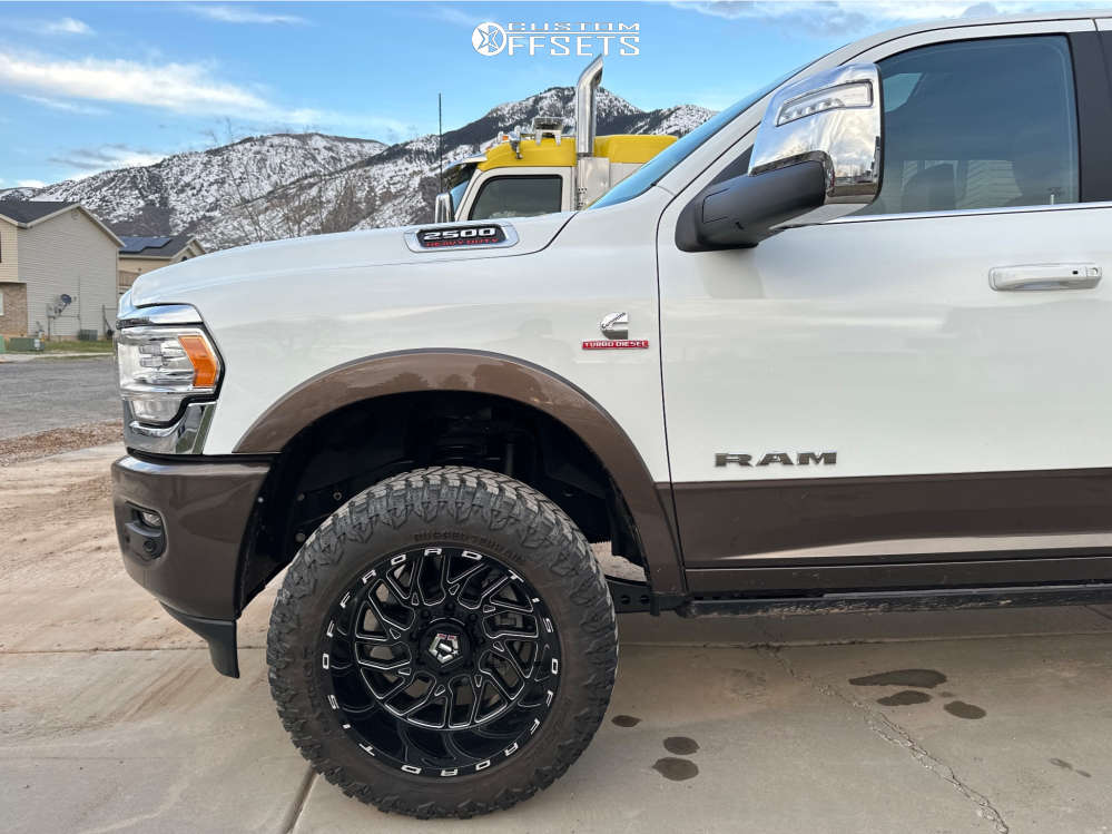 2023 Ram 2500 with 20x12 -44 TIS 544bm and 33/12.5R20 Patriot Patriot R/t and Stock | Custom Offsets
