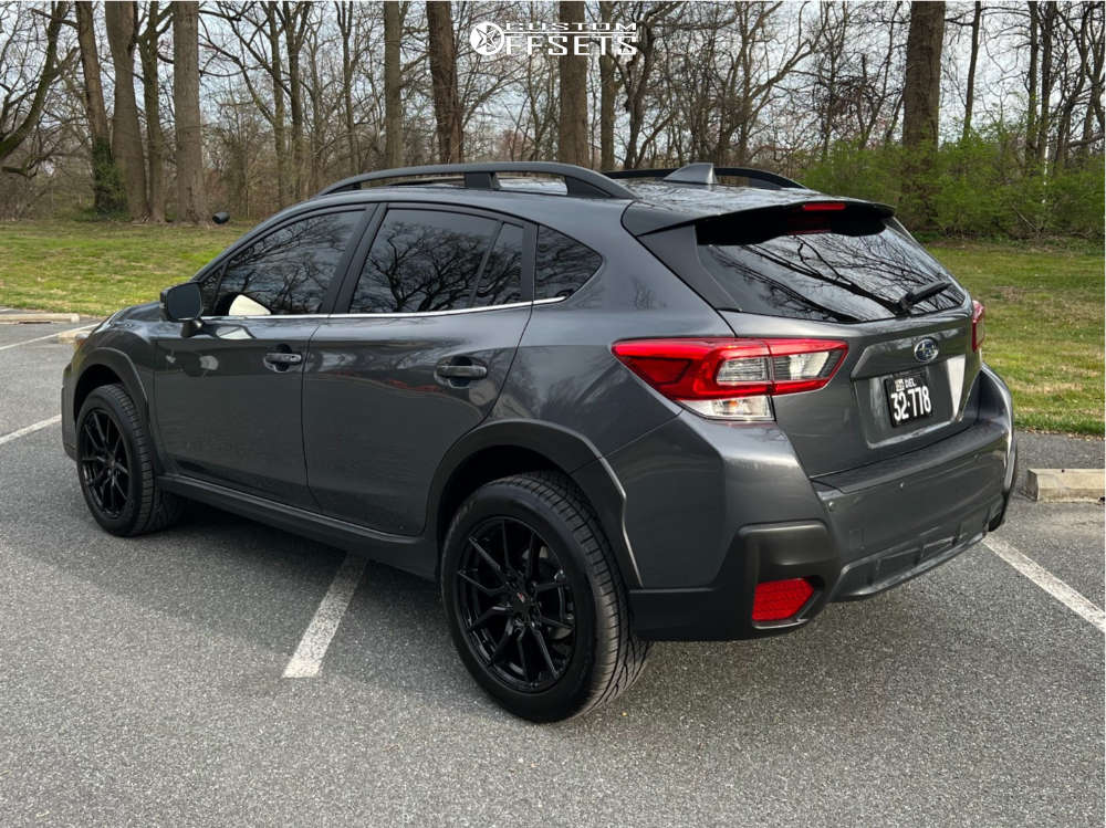 2023 Subaru Crosstrek with 18x8.5 40 Option Lab R716 and 245/50R18 ...