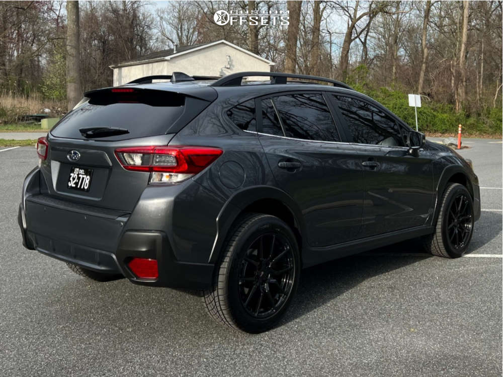 2023 Subaru Crosstrek with 18x8.5 40 Option Lab R716 and 245/50R18 ...
