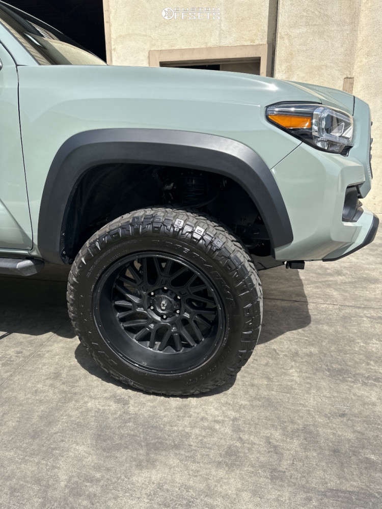 2023 Toyota Tacoma with 20x10 -25 Vision Brawl and 275/60R20 Nitto ...