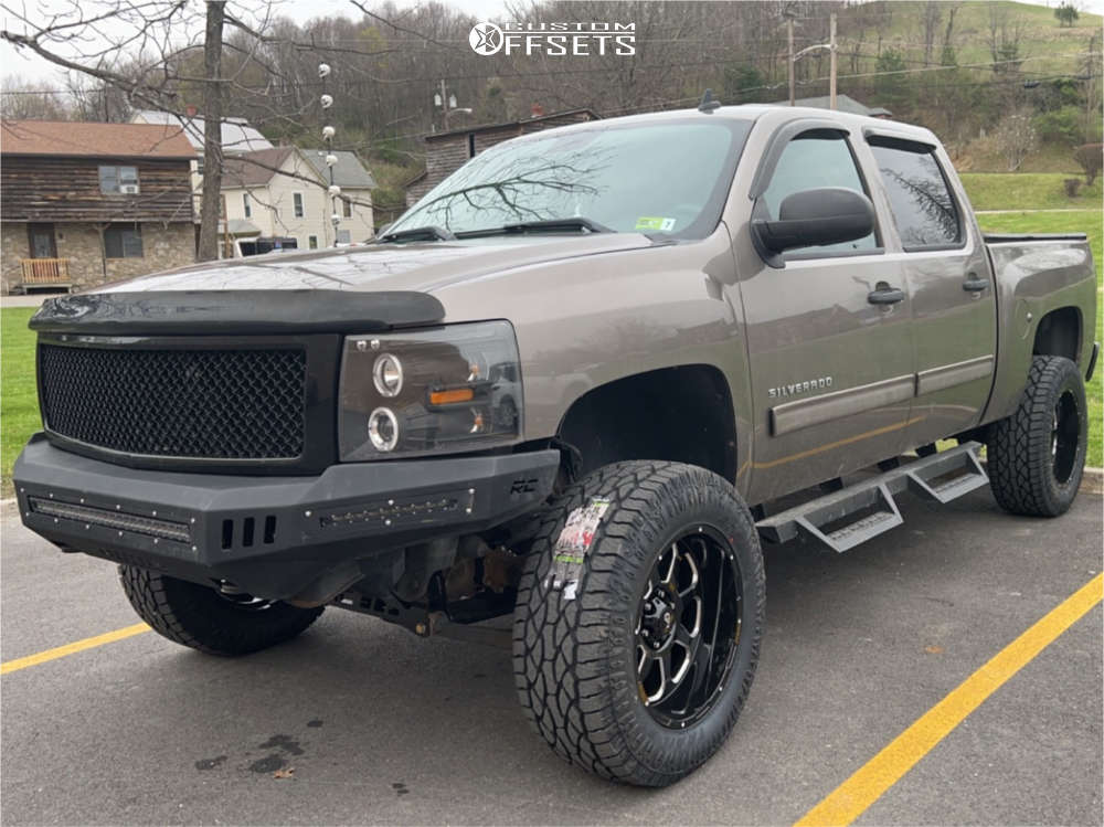 2012 Chevrolet Silverado 1500 with 20x10 -24 G-FX Tr10 and 35/12.5R20 ...