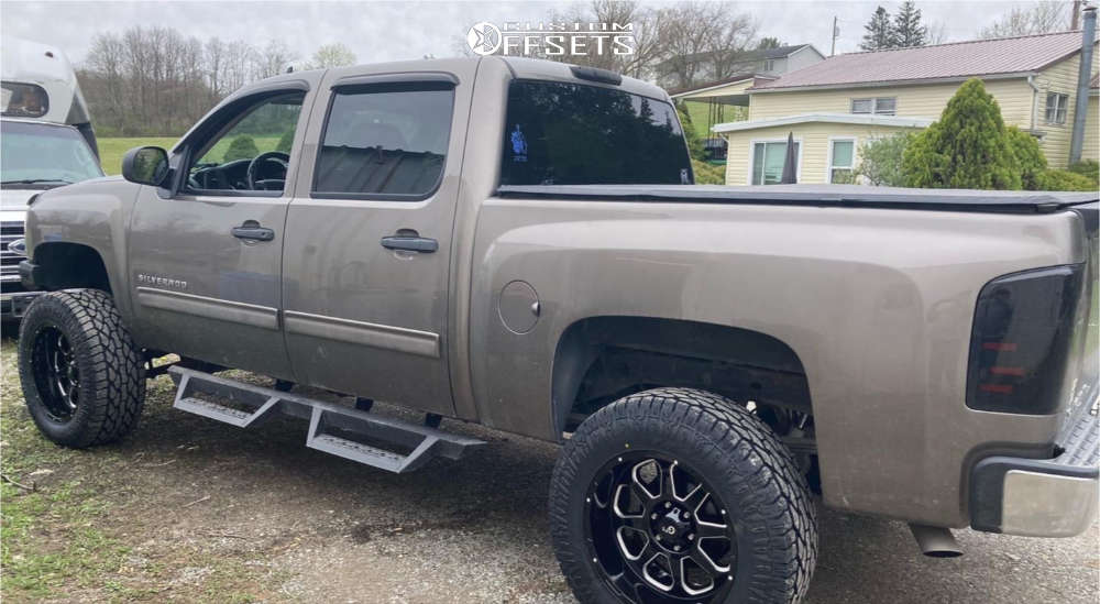 2012 Chevrolet Silverado 1500 with 20x10 -24 G-FX Tr10 and 35/12.5R20 ...