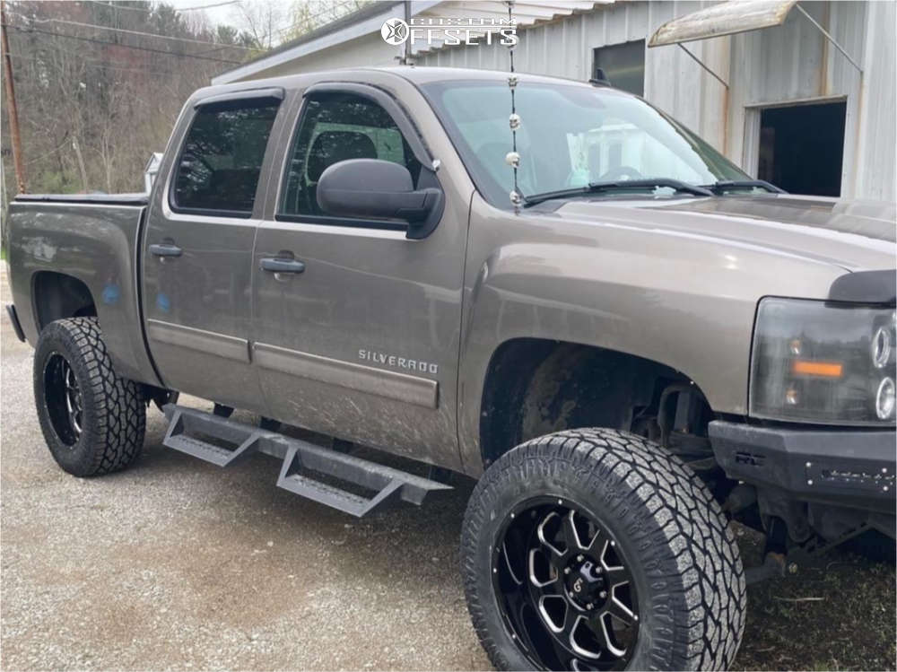 2012 Chevrolet Silverado 1500 with 20x10 -24 G-FX Tr10 and 35/12.5R20 ...