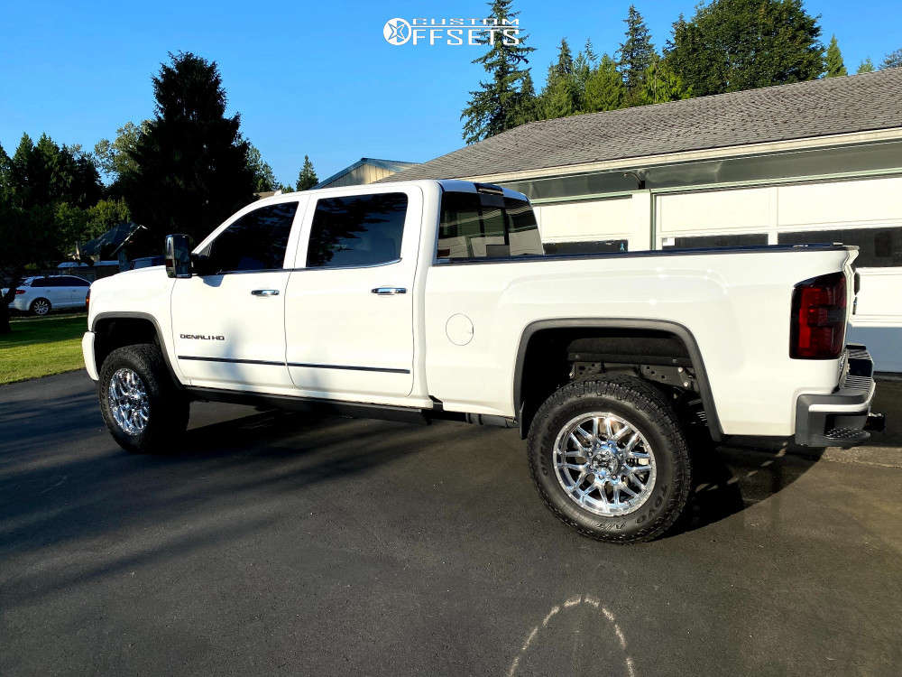 2016 GMC Sierra 3500 HD with 20x9 18 American Racing Ar910 and 295 ...