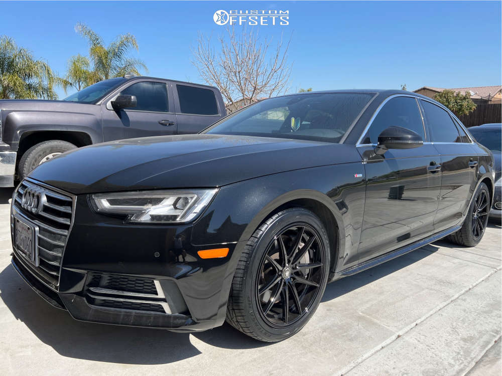 2017 Audi A4 with 18x8 45 Konig Oversteer and 225/45R18 Toyo Tires ...