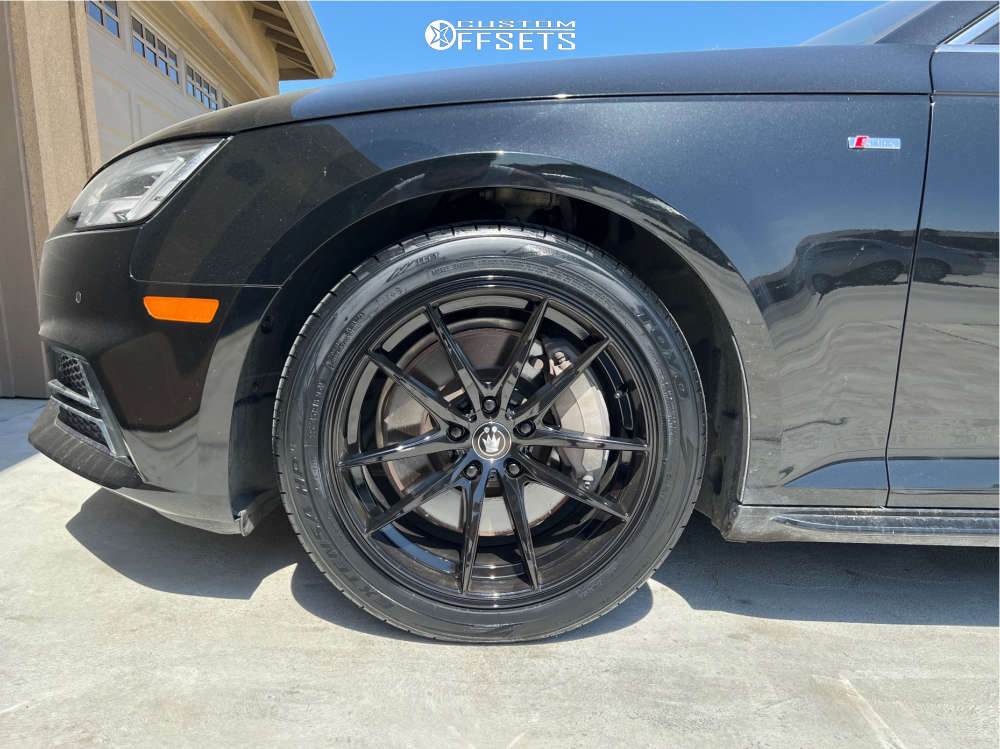 2017 Audi A4 with 18x8 45 Konig Oversteer and 225/45R18 Toyo Tires ...