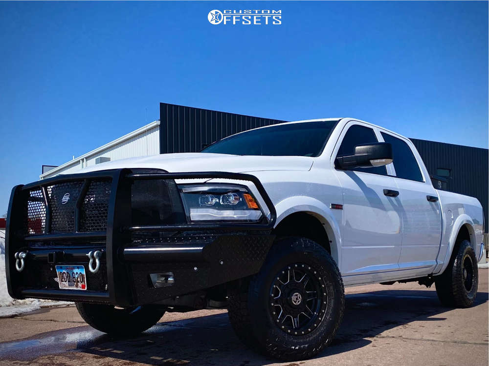 2015 Ram 1500 with 17x9 -12 Anthem Off-Road Rogue and 285/75R17 Falken ...