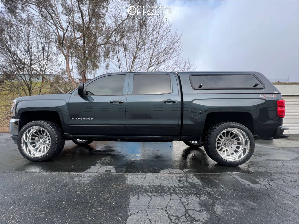 2017 Chevrolet Silverado 1500 with 22x12 -55 American Force Nemesis Cc ...