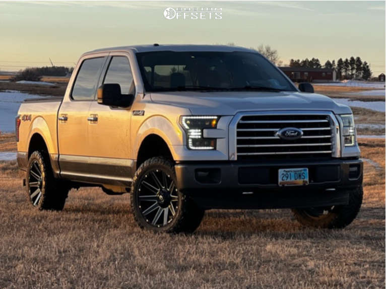 2015 Ford F-150 with 20x10 -19 Fuel Contra and 275/55R20 Nitto Ridge ...