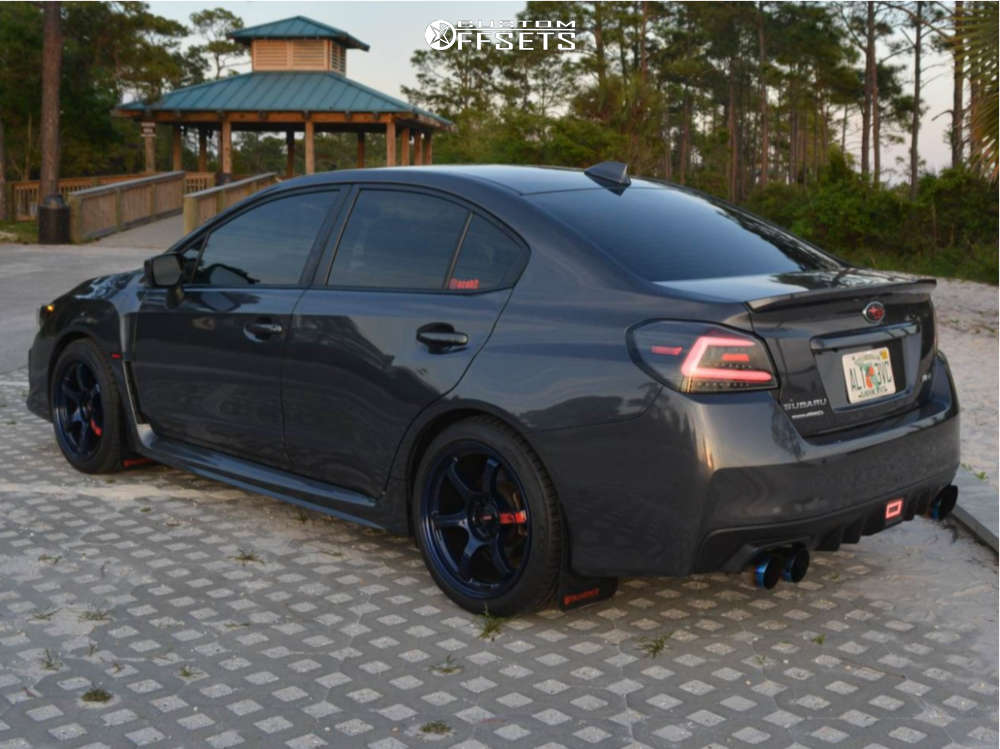 2020 Subaru WRX with 18x9.5 38 Gram Lights 57dr and 245/40R18 ...