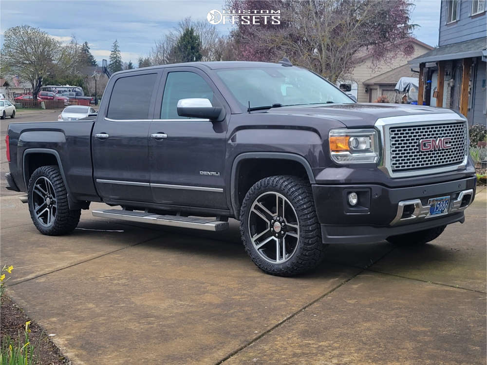 2015 GMC Sierra 1500 with 22x9 24 Road Ready Rrw-5664 and 285/50R22 ...