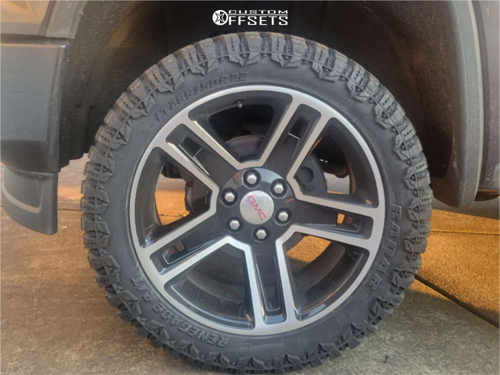 2015 GMC Sierra 1500 with 22x9 24 Road Ready Rrw-5664 and 285/50R22 ...
