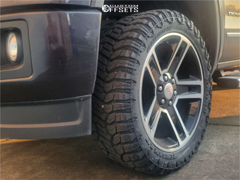 2015 GMC Sierra 1500 with 22x9 24 Road Ready Rrw-5664 and 285/50R22 ...