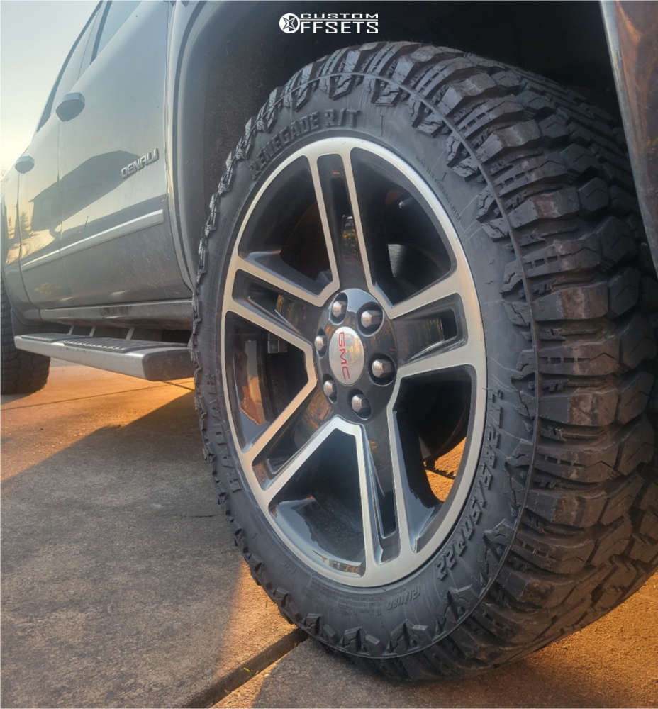 2015 GMC Sierra 1500 with 22x9 24 Road Ready Rrw-5664 and 285/50R22 ...