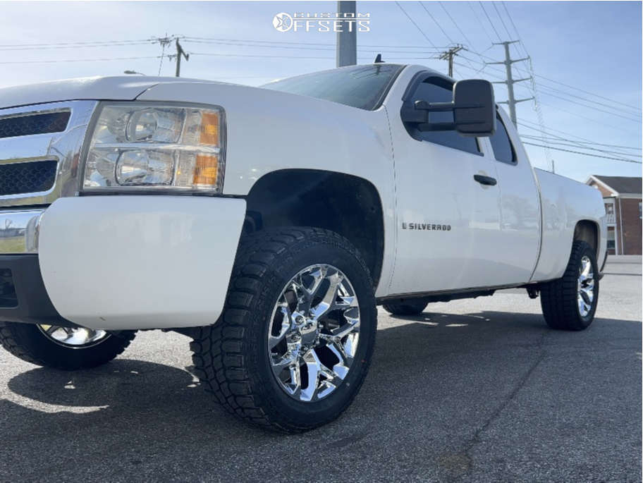 2008 Chevrolet Silverado 1500 with 20x9 24 OE Performance 176 and 33/12 ...