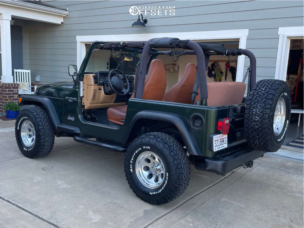 1997 Jeep TJ with 15x8 -27 Alloy Ion 171 and 32/11.5R15 BFGoodrich All ...