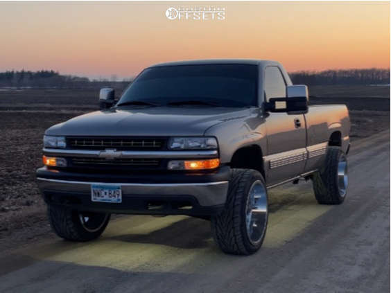 2002 Chevrolet Silverado 1500 with 22x12 -44 RBP 65r and 305/45R22 Toyo ...