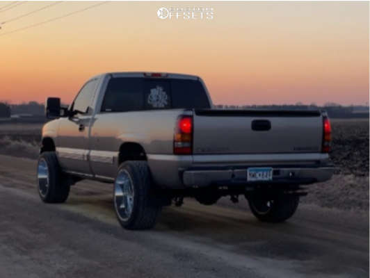 2002 Chevrolet Silverado 1500 with 22x12 -44 RBP 65r and 305/45R22 Toyo ...