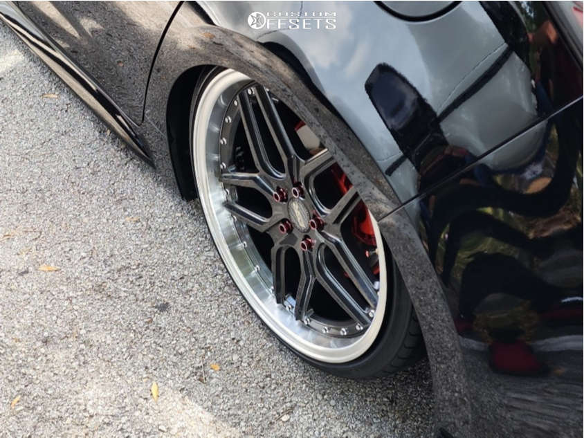 2021 Toyota Corolla with 18x8.5 30 ESR Cs15 and 215/35R18 Bridgestone ...