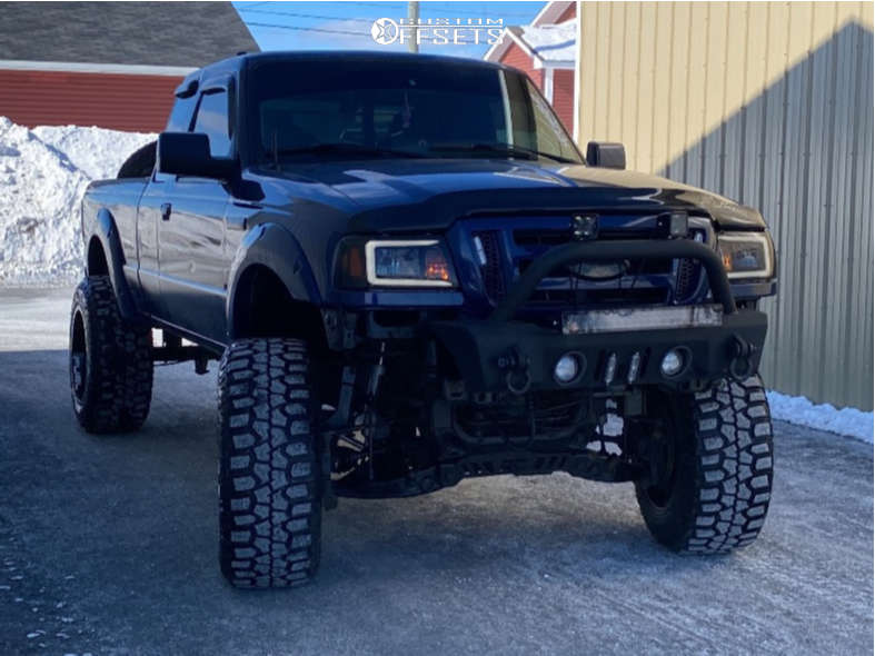 2010 Ford Ranger with 20x12 -44 Fuel Maverick and 35/12.5R20 Hercules ...