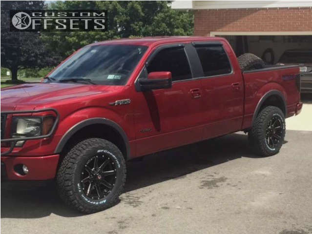 2014 Ford F-150 with 18x9 -12 Ballistic Razorback and 33/70R18 ...