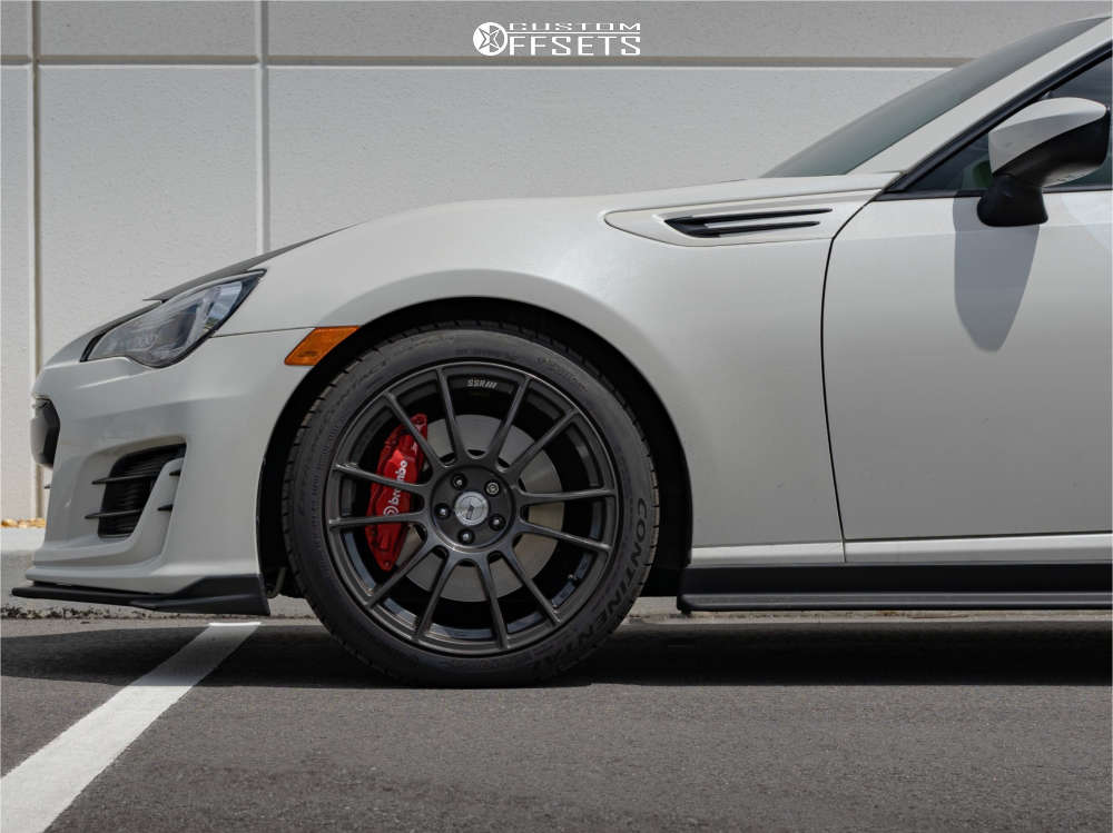 2020 Subaru BRZ with 18x8.5 44 SSR Gtx04 and 235/40R18 Continental Extremecontact Dws06 Plus and ...