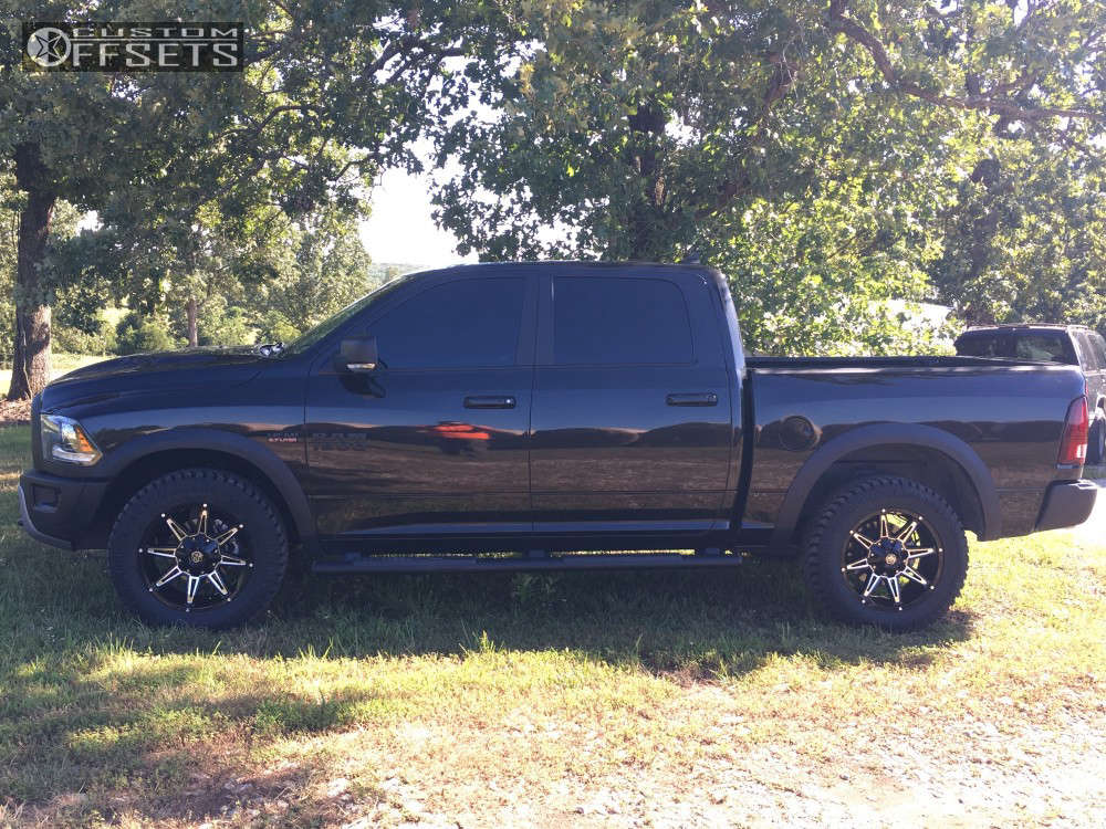 2017 Ram 1500 with 20x9 0 Mayhem Rampage and 305/55R20 Atturo Trail ...